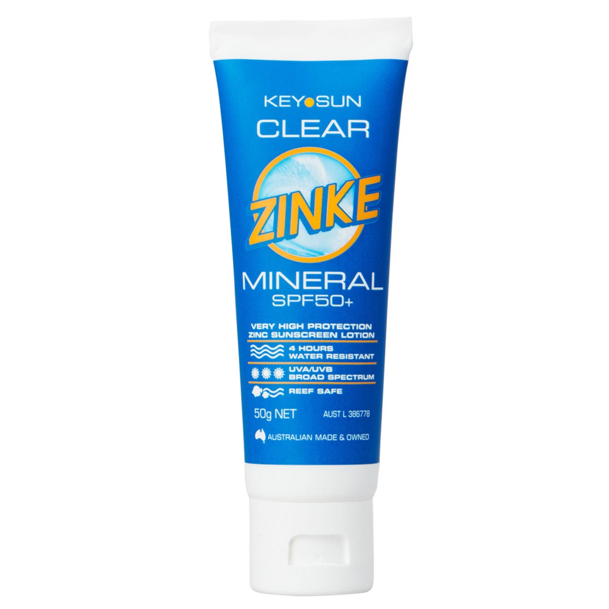 Key Sun Clear Zinke Mineral Sunscreen Spf50 50G | Healthylife