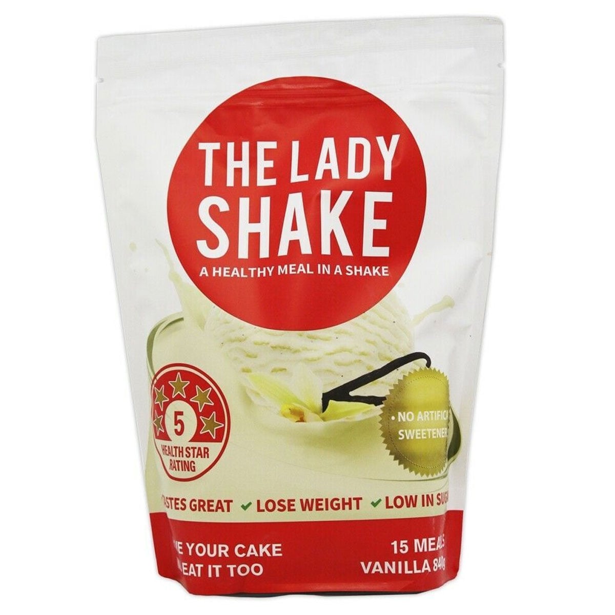 The Lady Shake Vanilla 840g | Healthylife