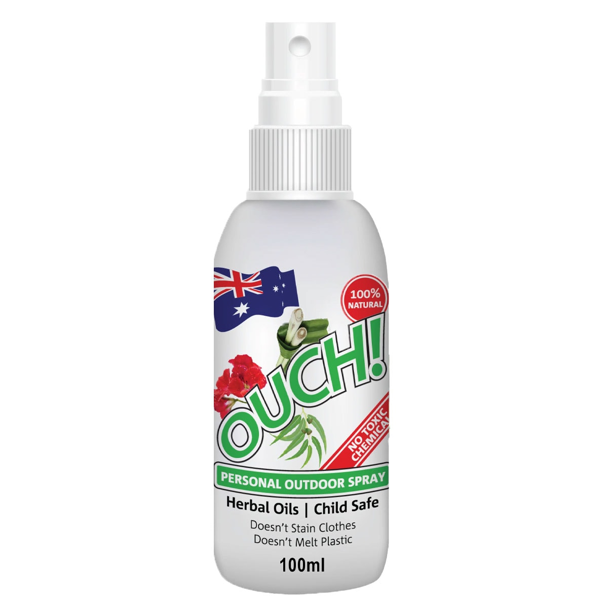 OUCH! Herbal Personal Outdoor Spray 100ml | Healthylife