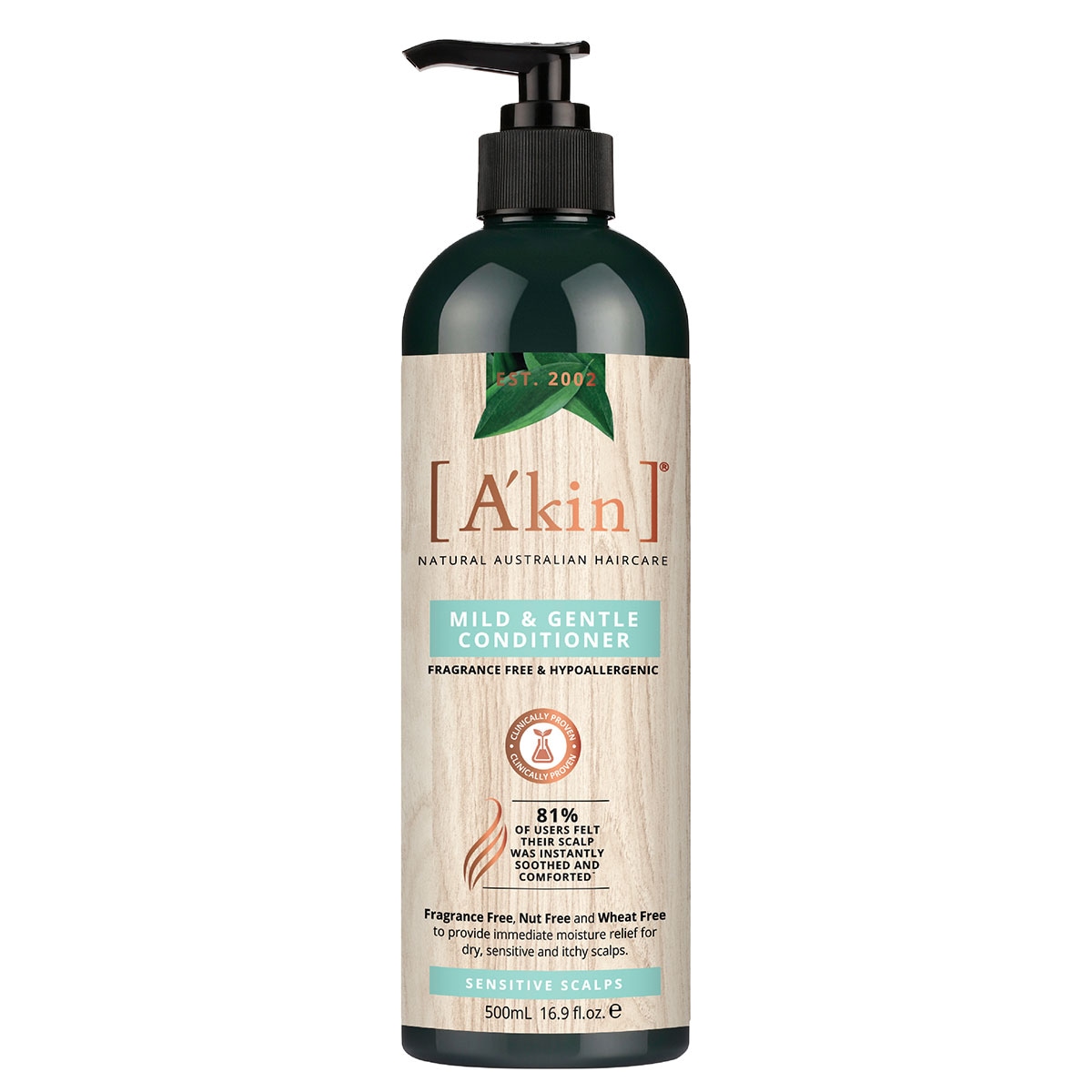 Akin Fragrance Free Mild & Gentle Conditioner 500ml | Healthylife