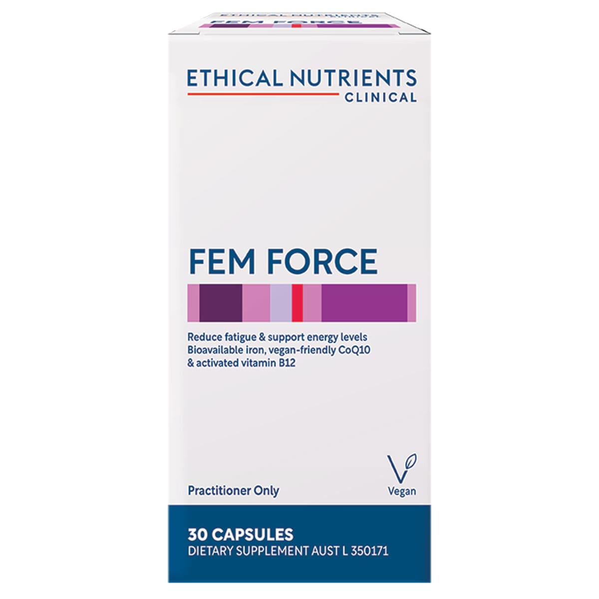 Ethical Nutrients Clinical Fem Force 30 Capsules | Healthylife