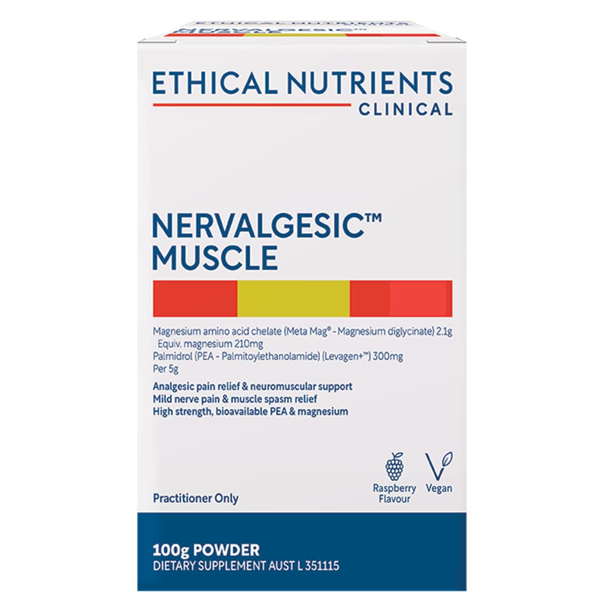 Ethical Nutrients Clinical Nervalgesic Muscle Powder 100g | Healthylife