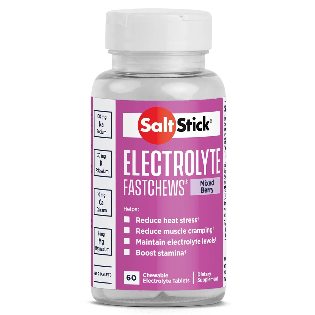 SaltStick Electrolyte Fastchews Mixed Berry 60 Chews | Healthylife