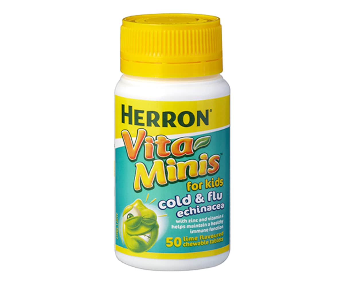 HERRON VITA MINI FOR KIDS MULTI VITAMIN C PLUS 50 TABLETS | Healthylife