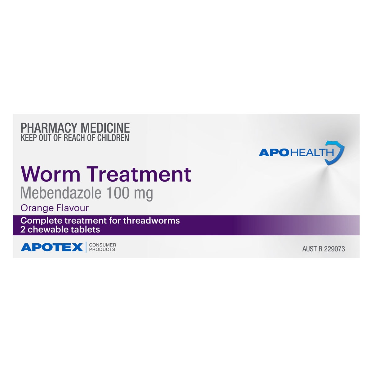 APOHEALTH Worm Treatment 2 Chewable Tablets | Healthylife