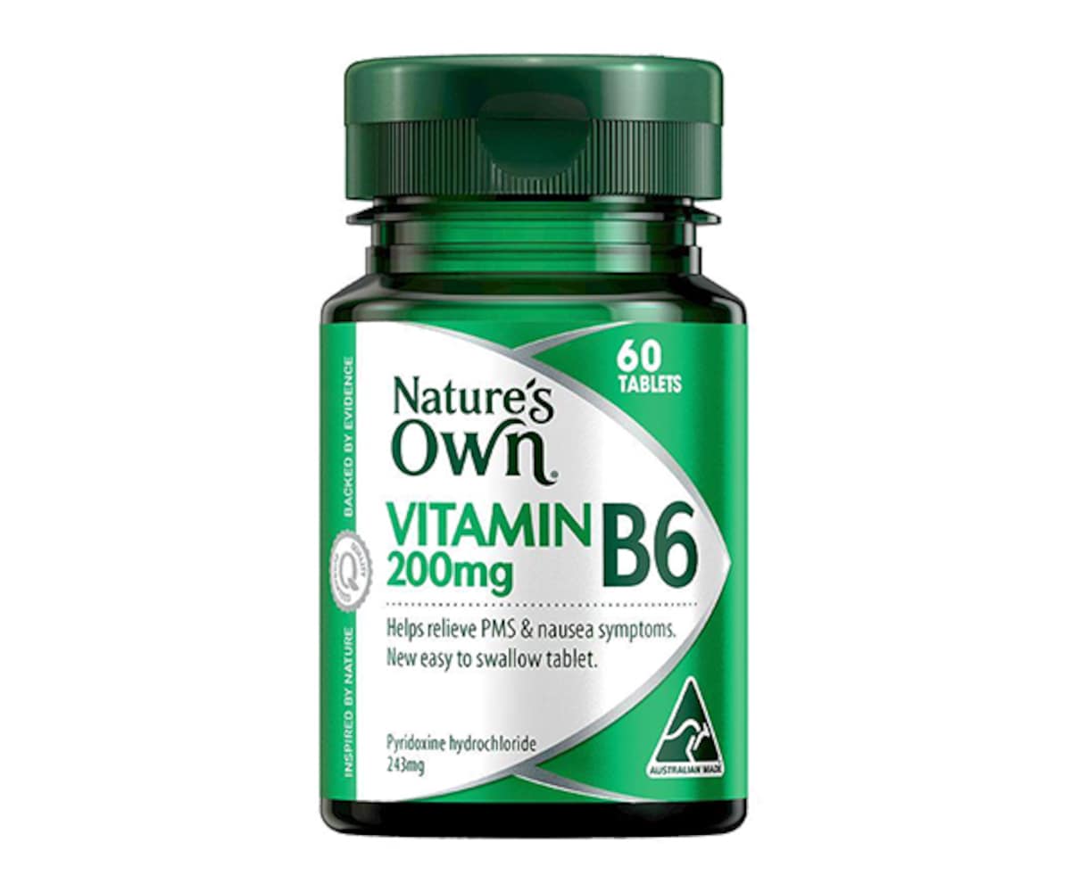 Nature's Own Vitamin B6 200Mg 60 Tablets | Healthylife