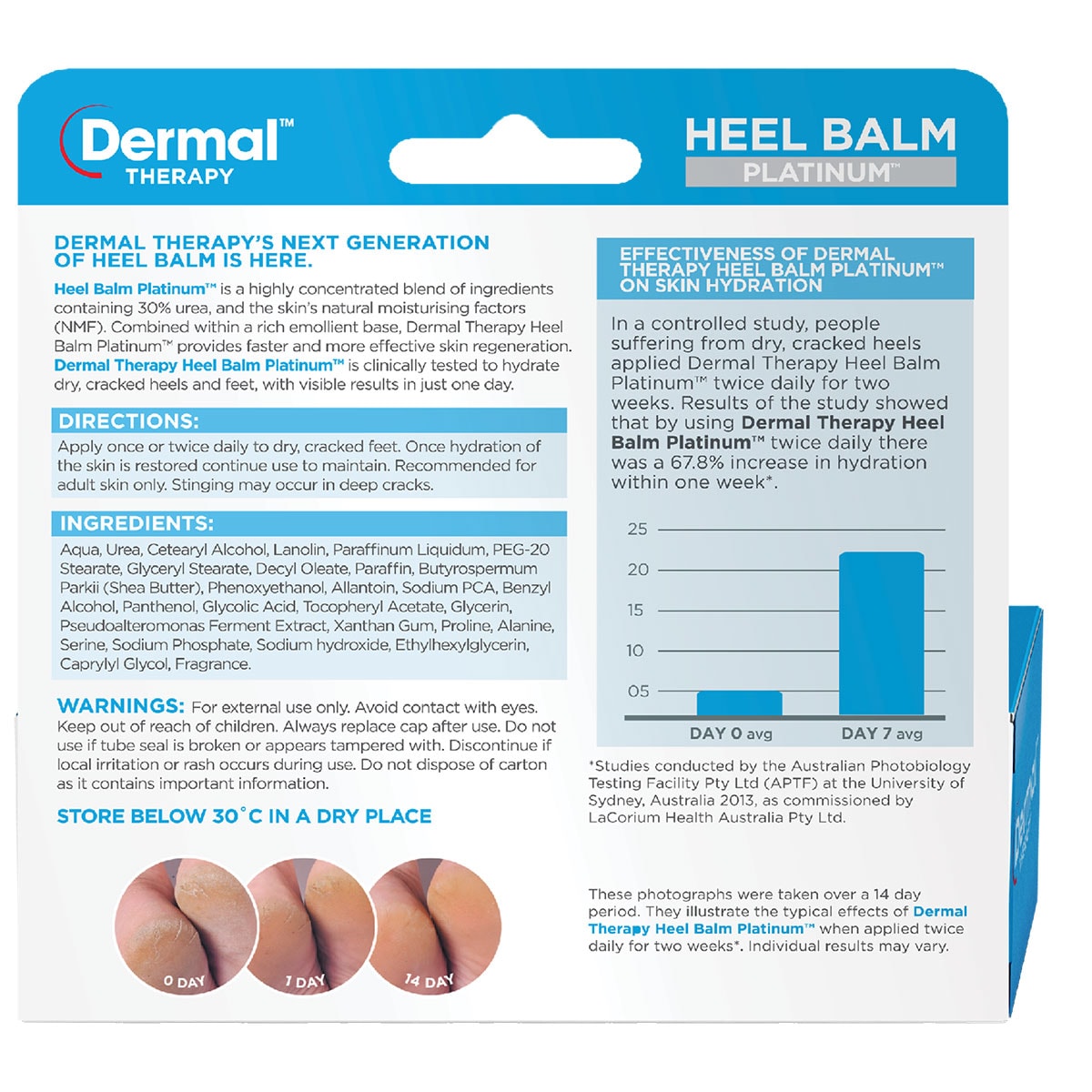 Dermal Therapy Heel Balm Platinum 75g