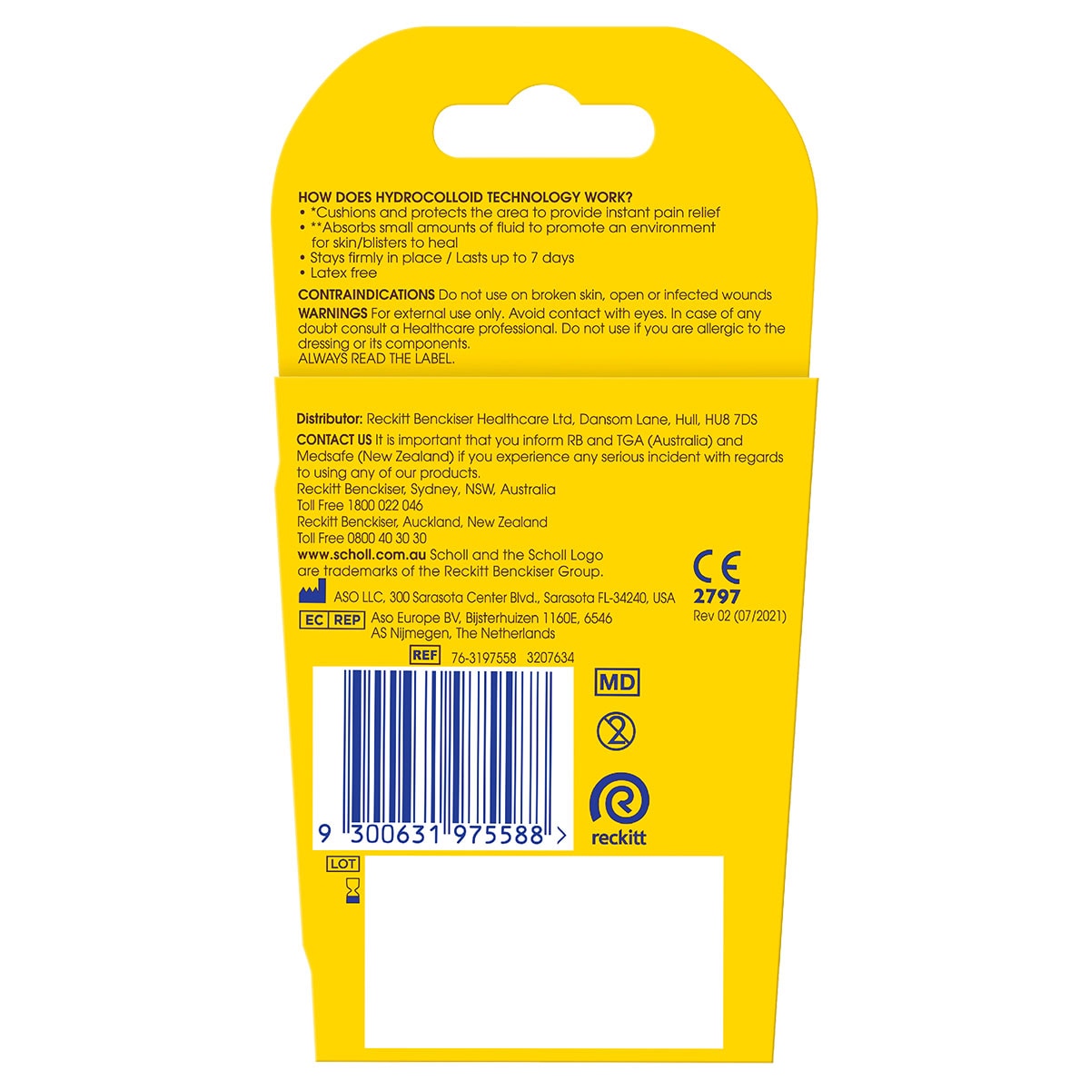 Scholl Blister Plasters Large 5 Pack
