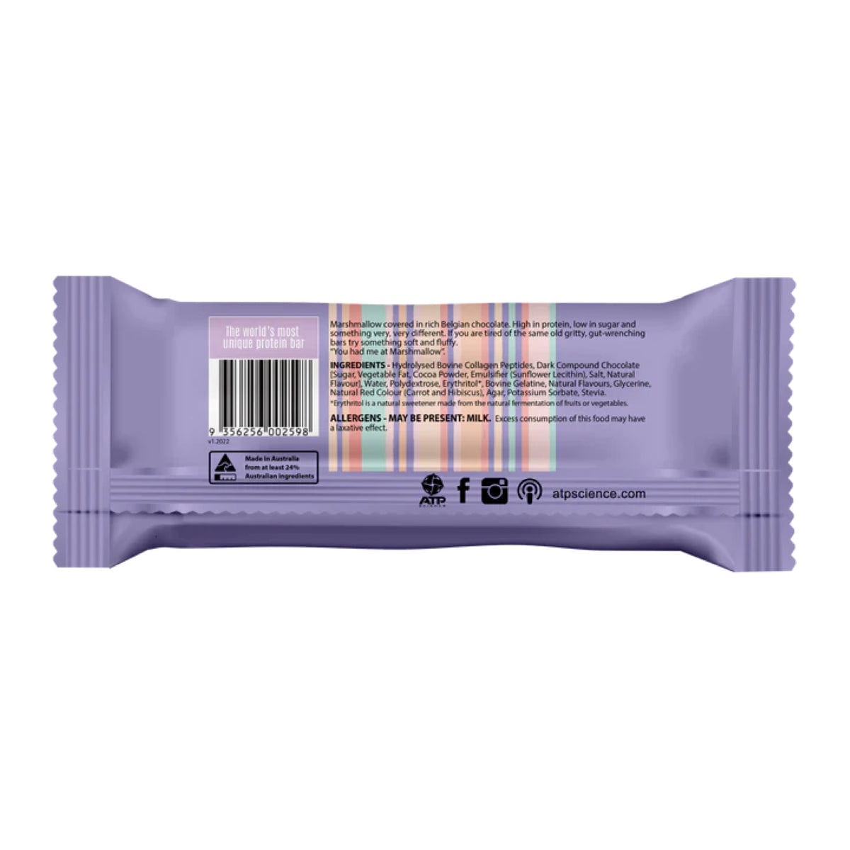 ATP Science Noway Collagen Marshmallow Bar Birthday Cake 12 x 45g