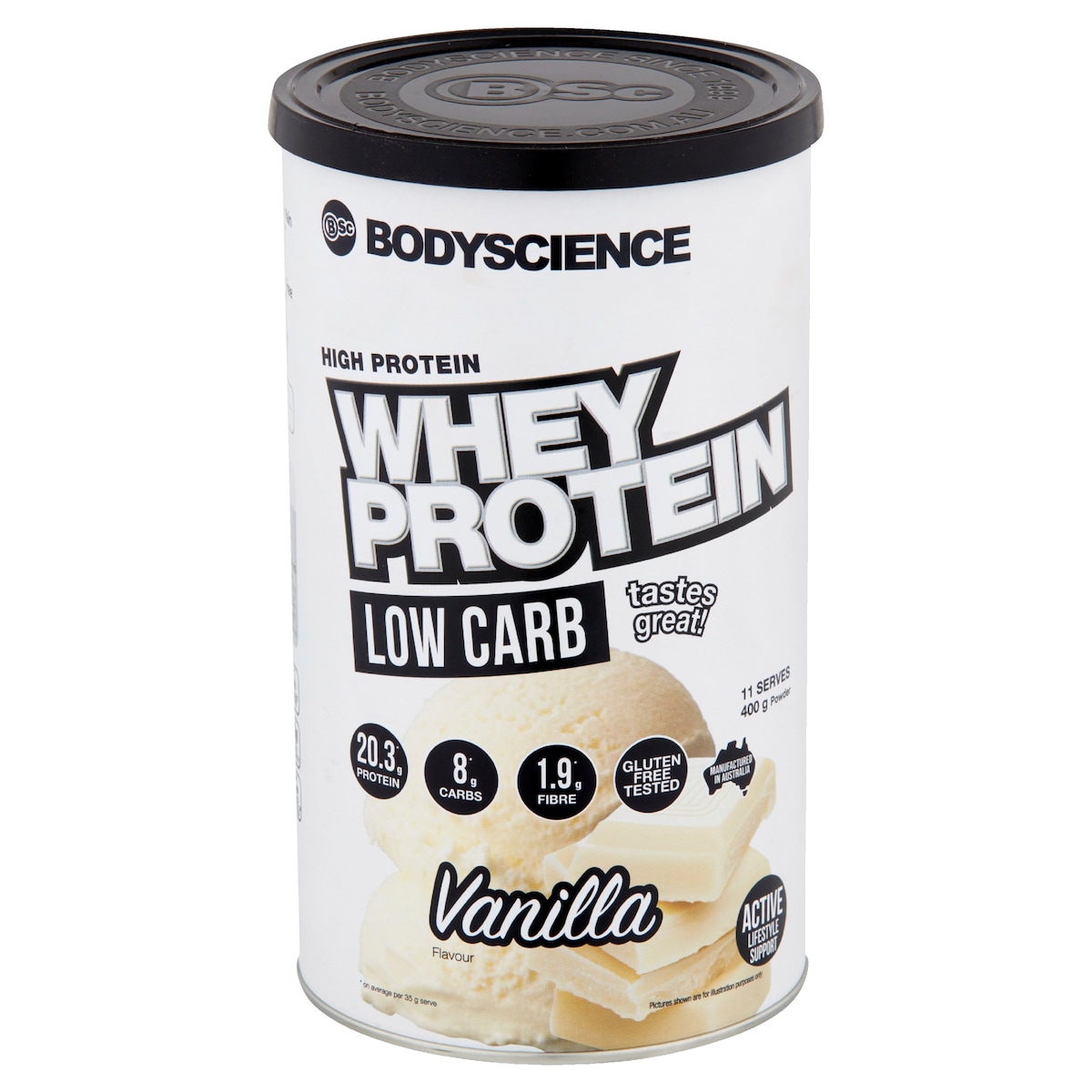 BSc Body Science Whey Protein Vanilla 400g | Healthylife