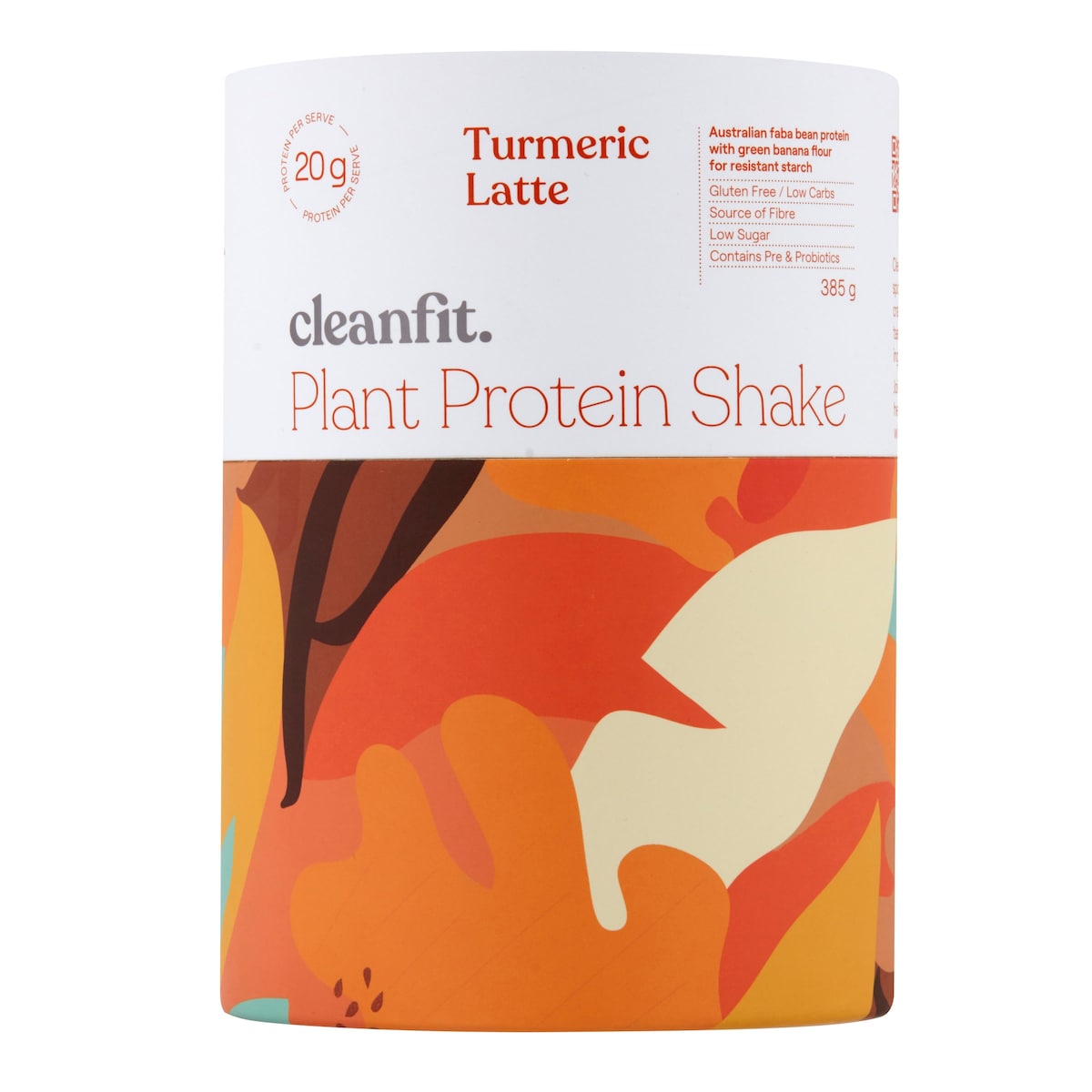 CleanFit Plant Protein Shake Turmeric Latte 385g