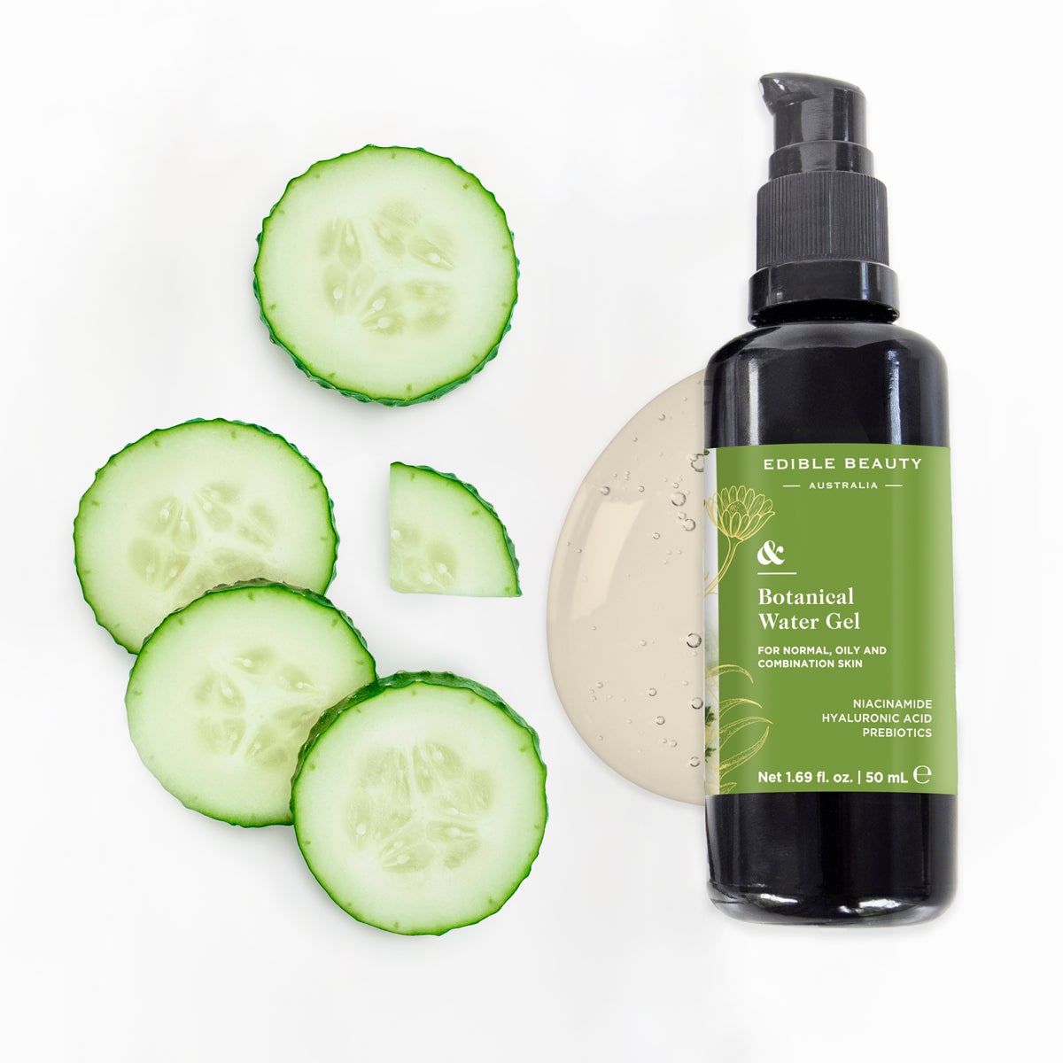 Edible Beauty Australia Botanical Water Gel 50ml