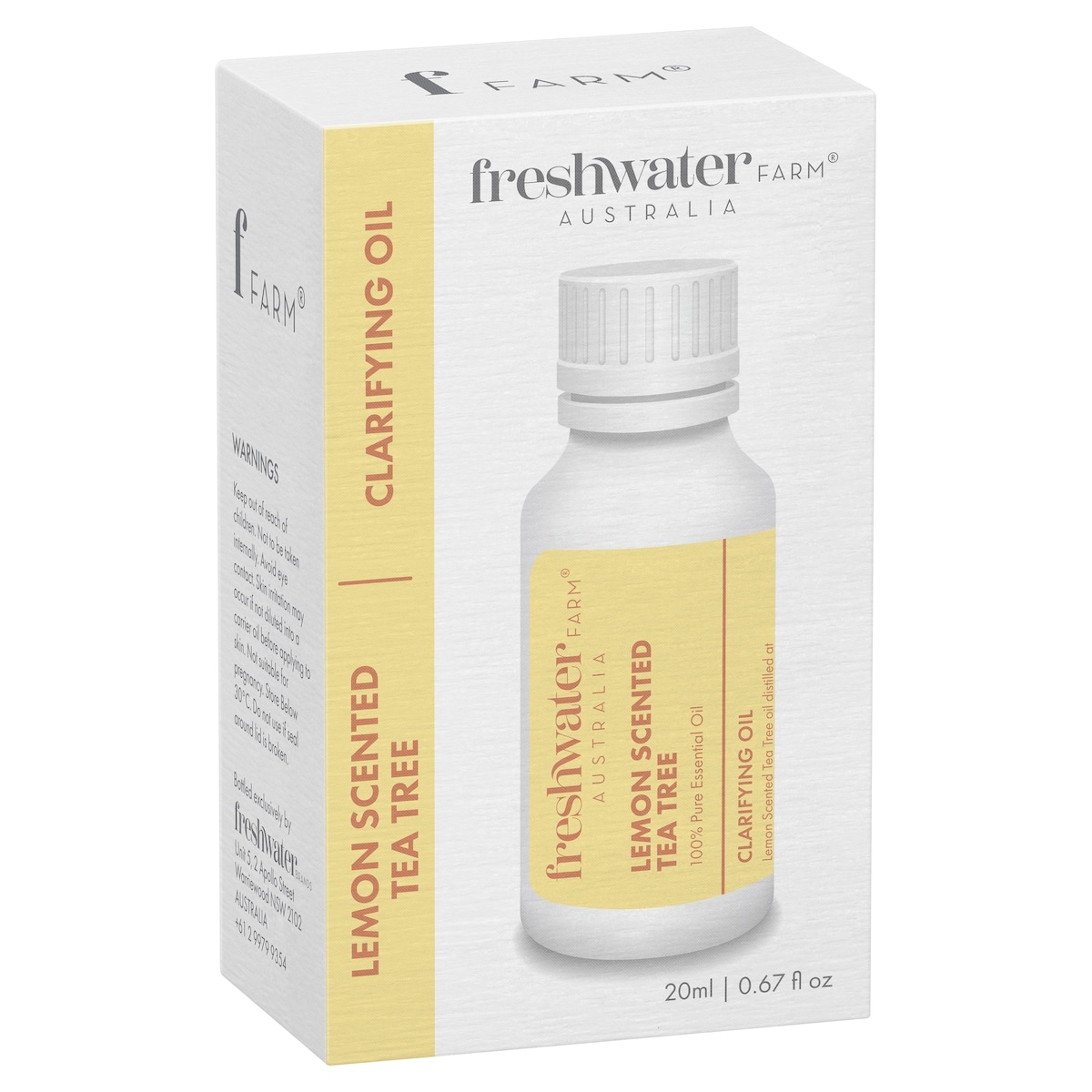 Freshwater Farm Lemon Scented Tea Tree Essential Oil 20ml | Healthylife