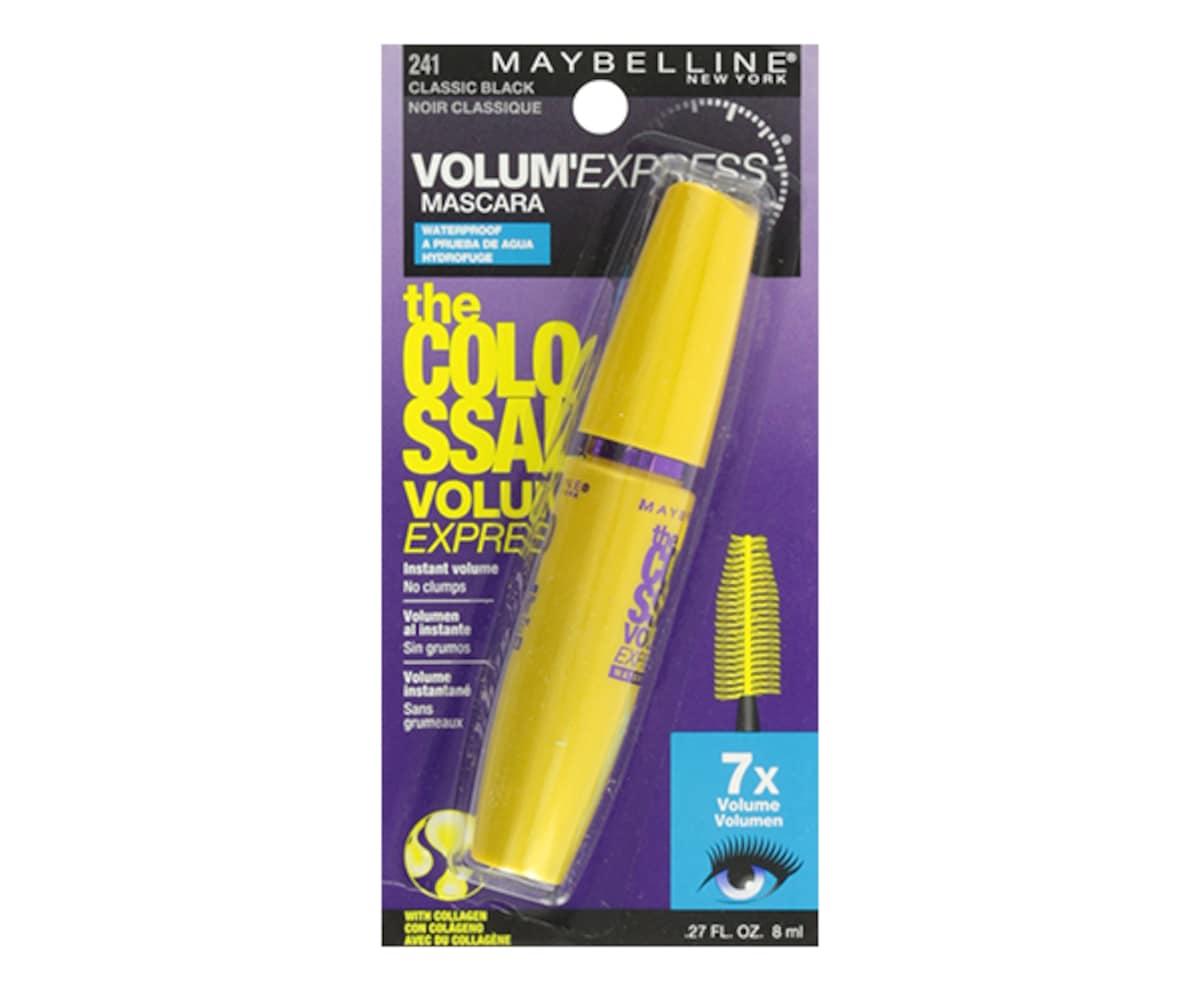 Maybelline Volume Express Colossal Mascara Waterproof Glam Black ...