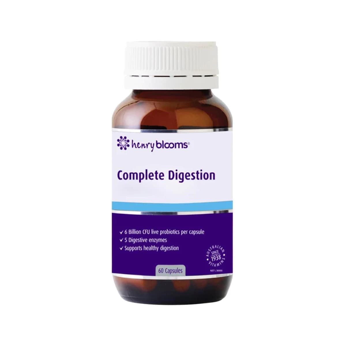 Henry Blooms Complete Digestion 60 capsules | Healthylife