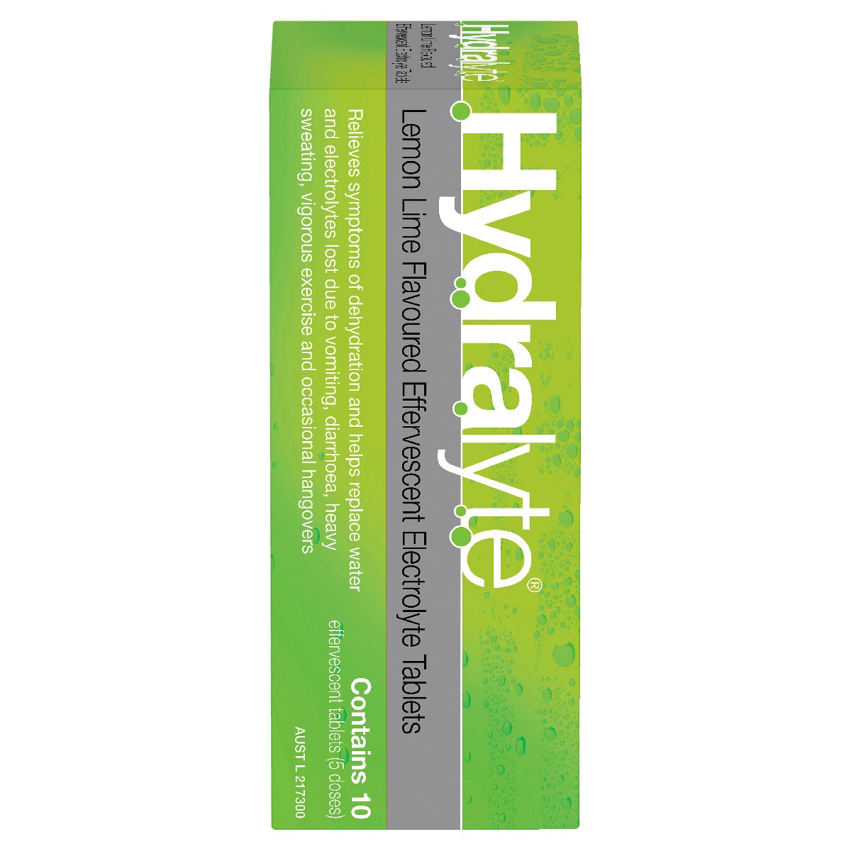 Hydralyte Effervescent Electrolyte Tablets Lemon Lime 10 Pack | Healthylife