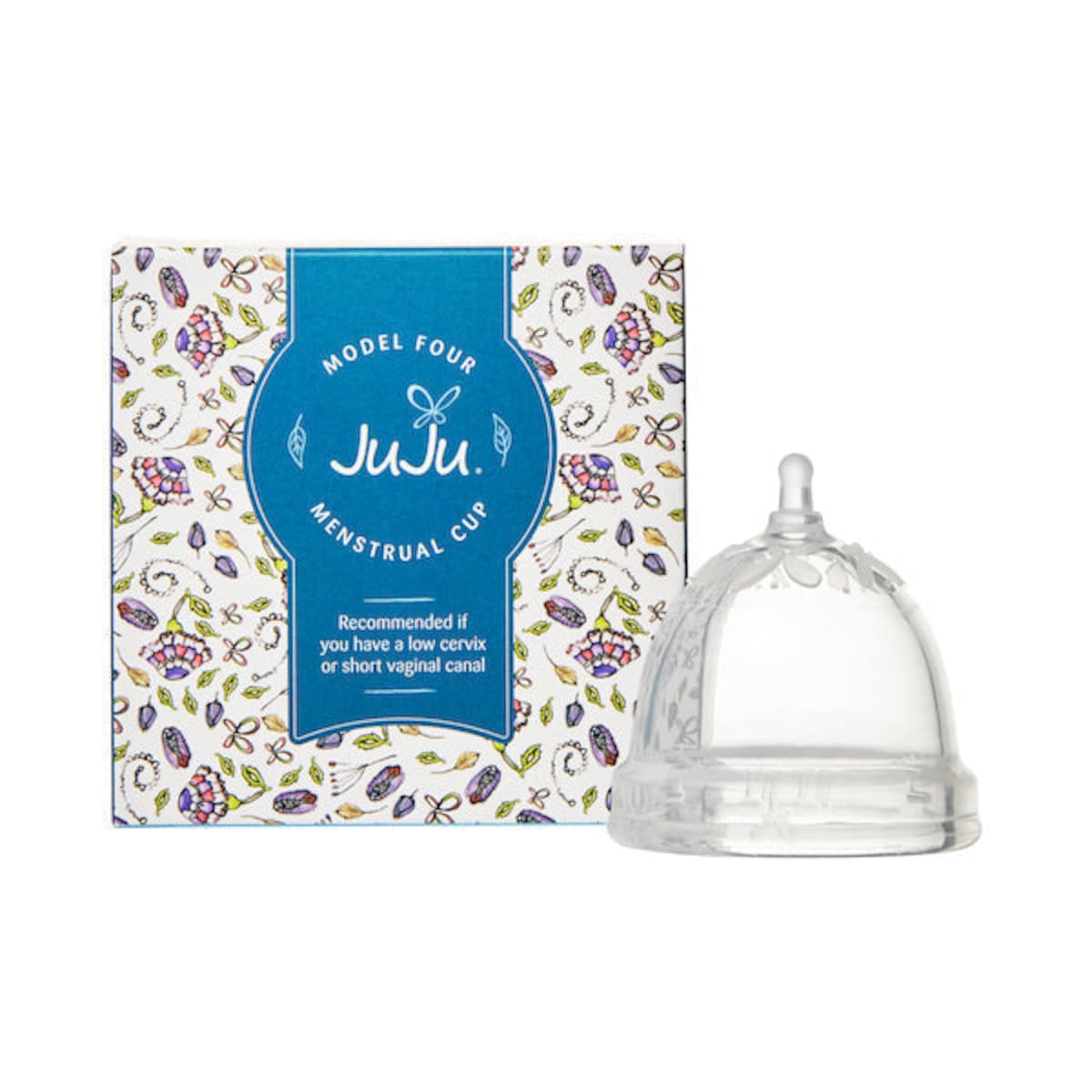JuJu Model 4 Clear Menstrual Cup | Healthylife