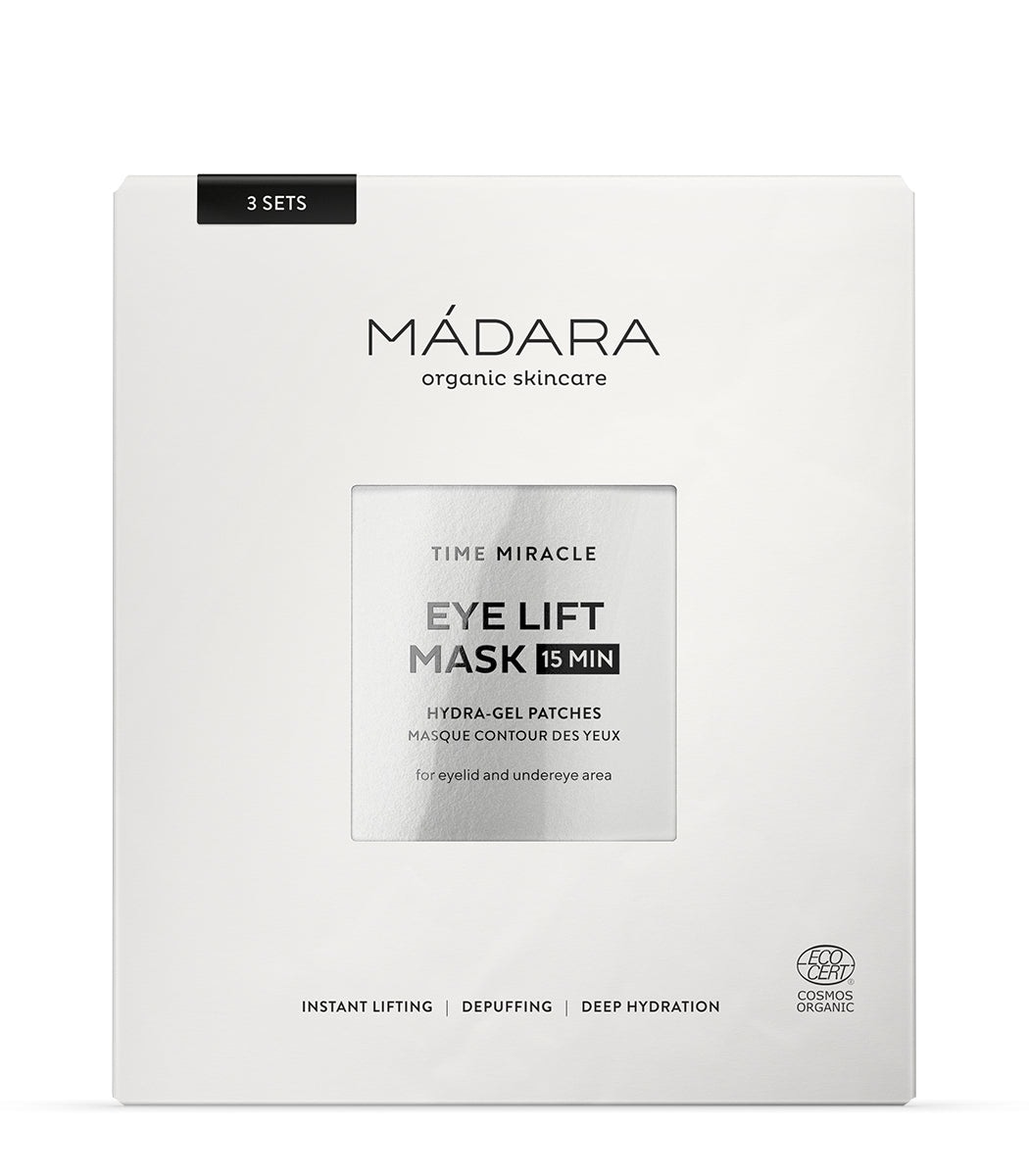 Madara Organic Skincare Time Miracle Eye Lift Mask 3 Sets | Healthylife