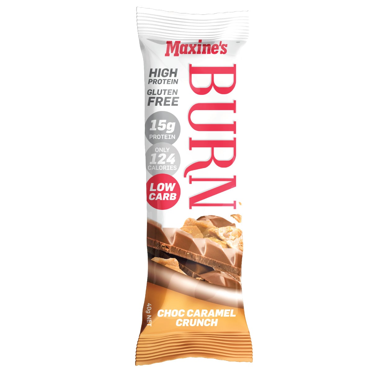 Maxine's Burn Bar - Choc Caramel Crunch 40g | Healthylife