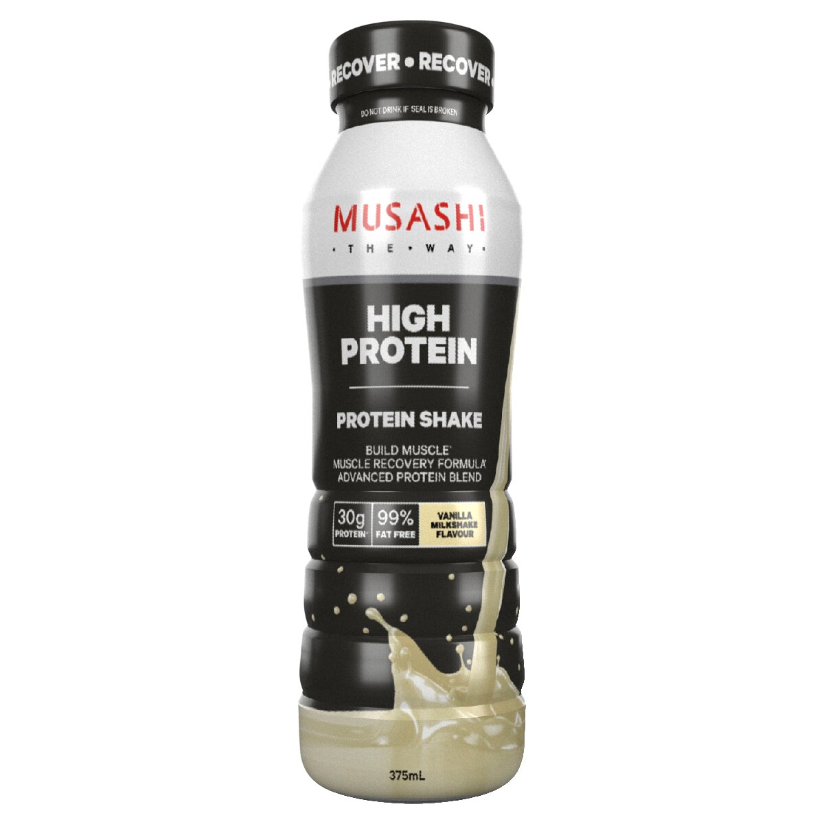 Musashi High Protein Shake Vanilla 6 x 375ml