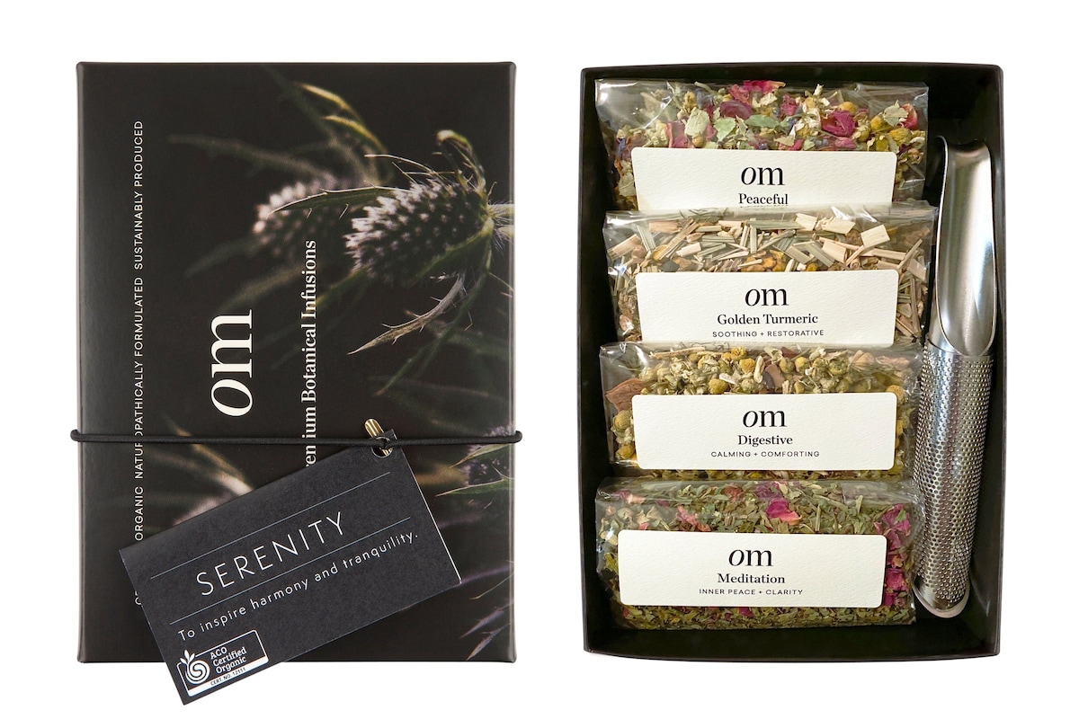 Organic Merchant Serenity Tea Gift Box 32 cups | Healthylife