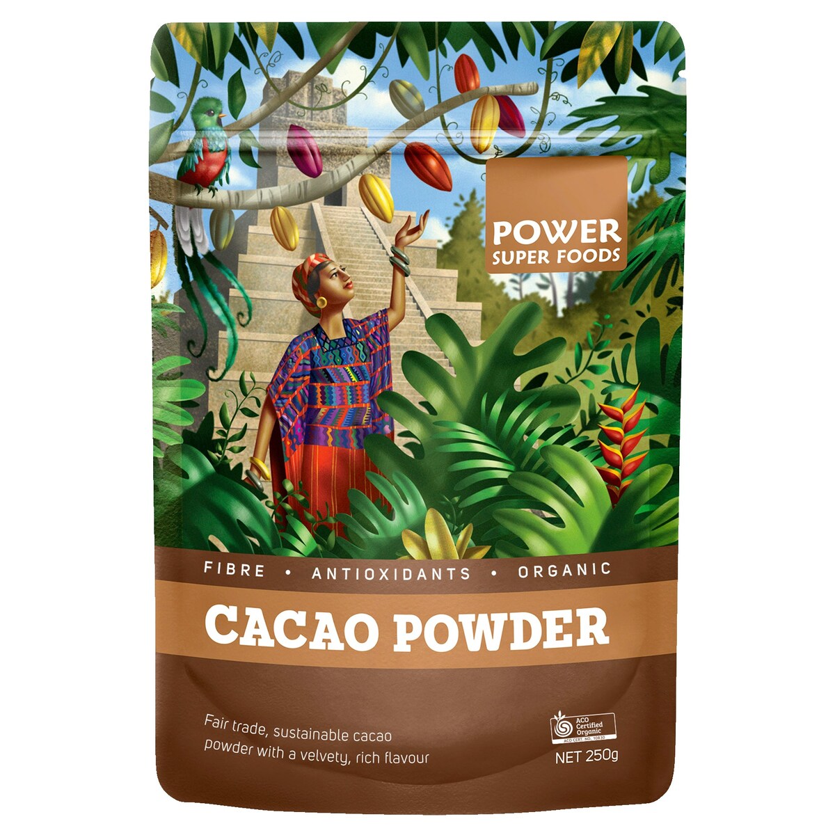 Power Super Foods Cacao Powder Origin 500g
