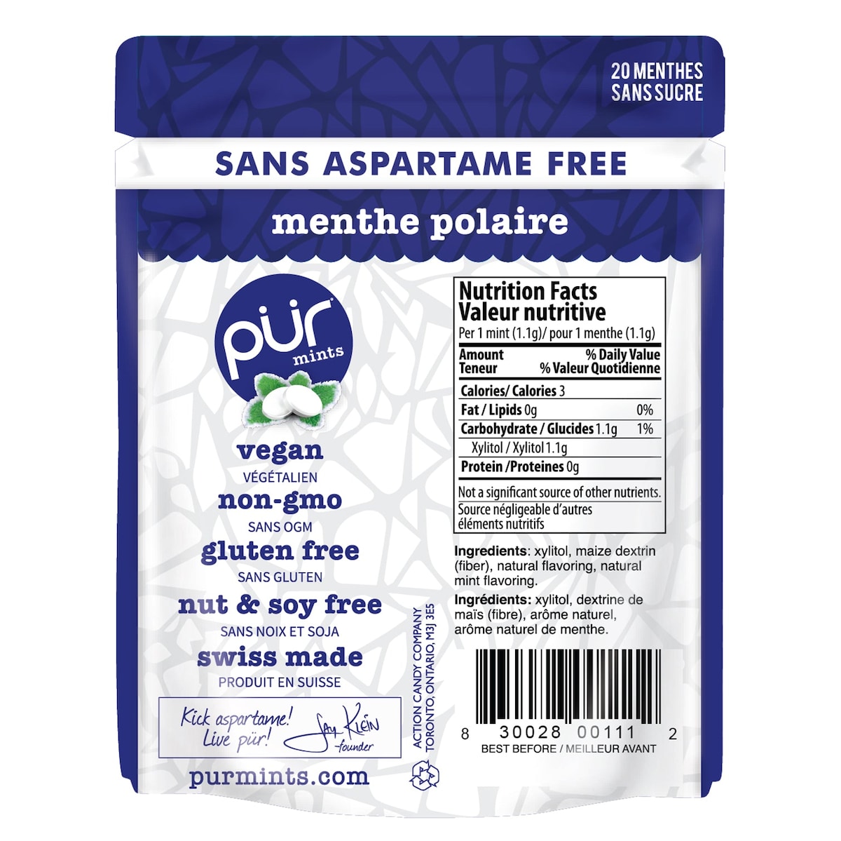 PUR Mints Polar Mint 22g