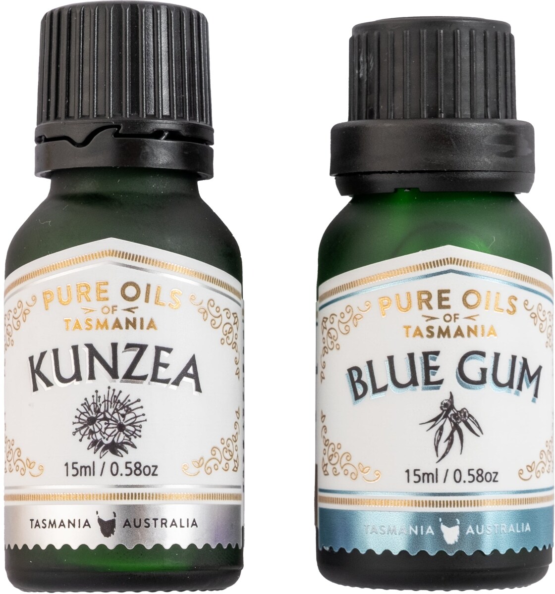 Pure Oils of Tasmania Double Pure Oil Gift Set - Kunzea + Blue Gum