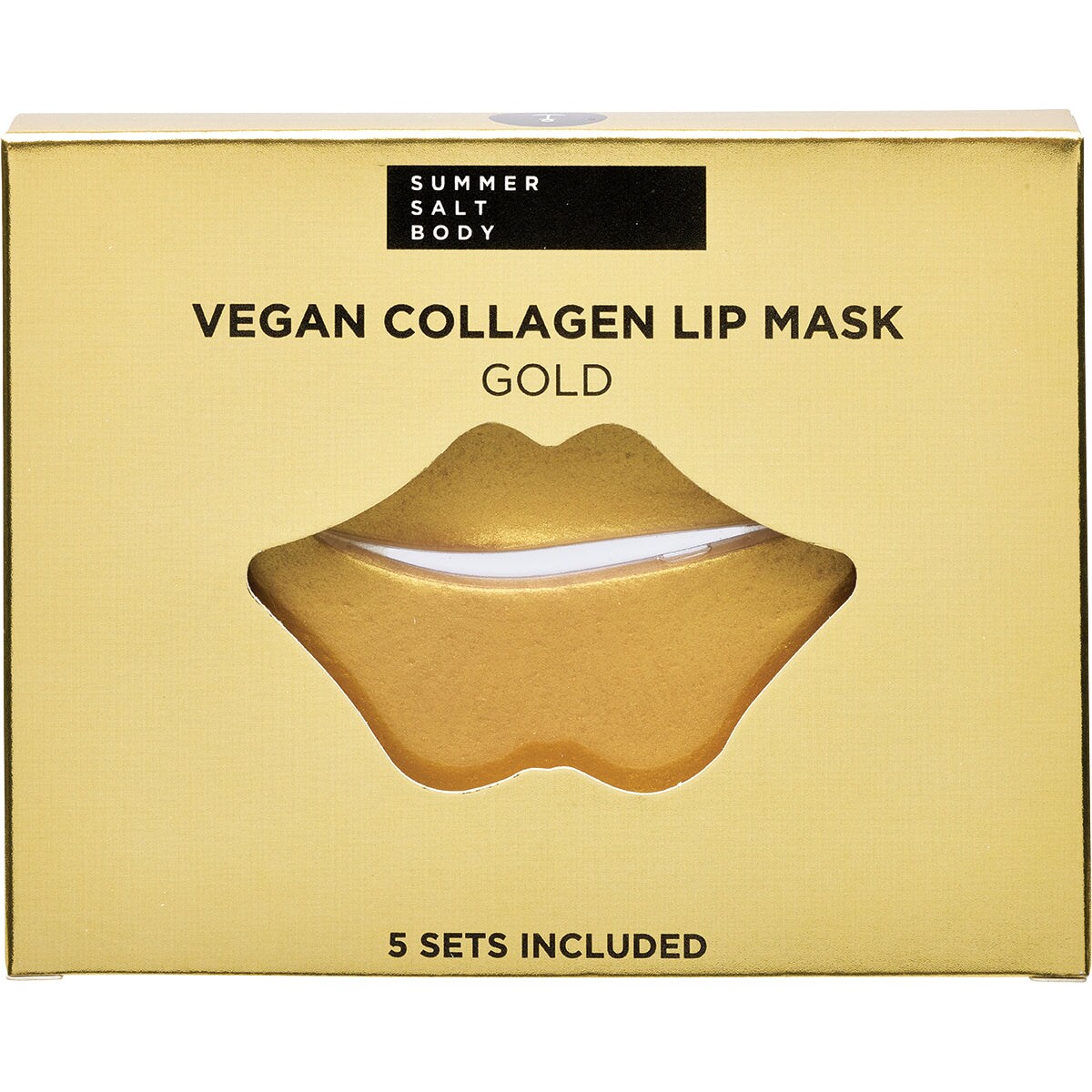 Summer Salt Body Vegan Collagen Lip Mask Set Gold 5 Pack | Healthylife