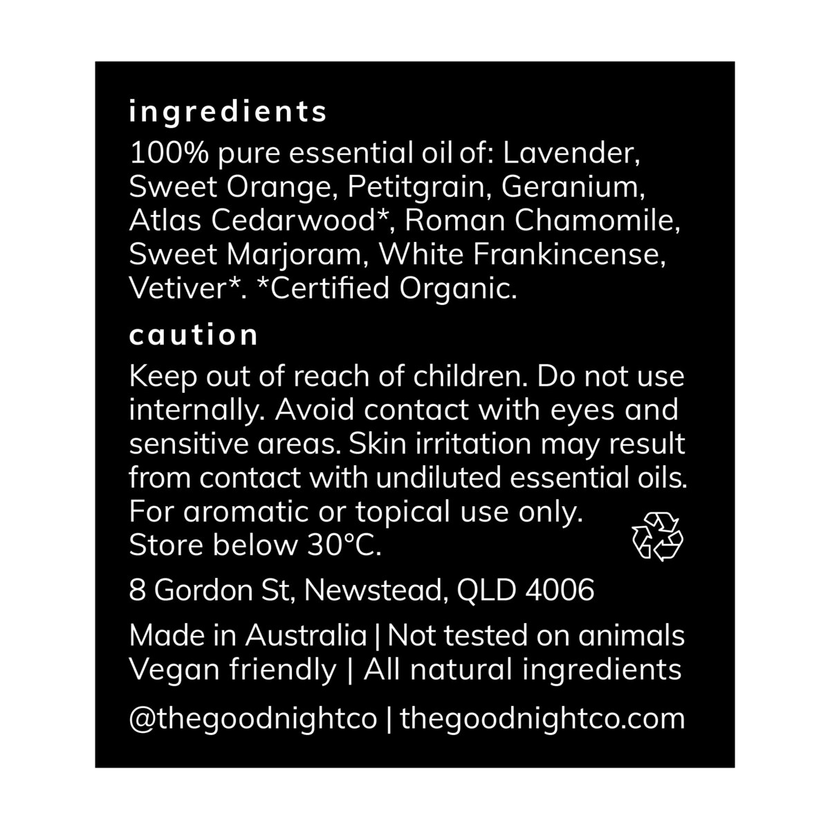 The Goodnight Co Goodnight Essential Oil 10ml