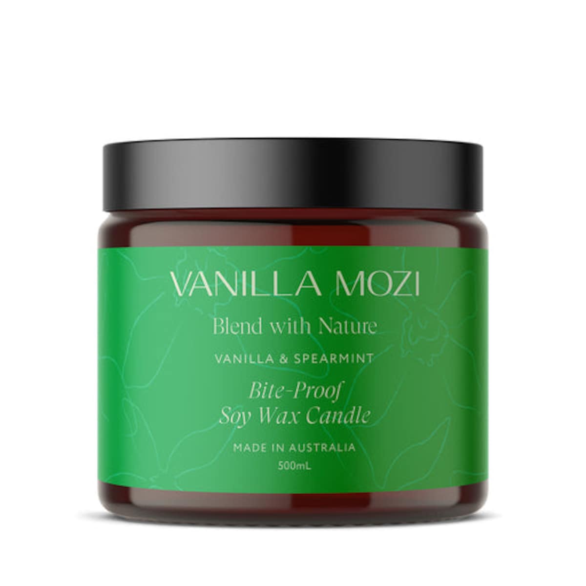 Vanilla Mozi Bite-Proof Soy Wax Candle 500ml