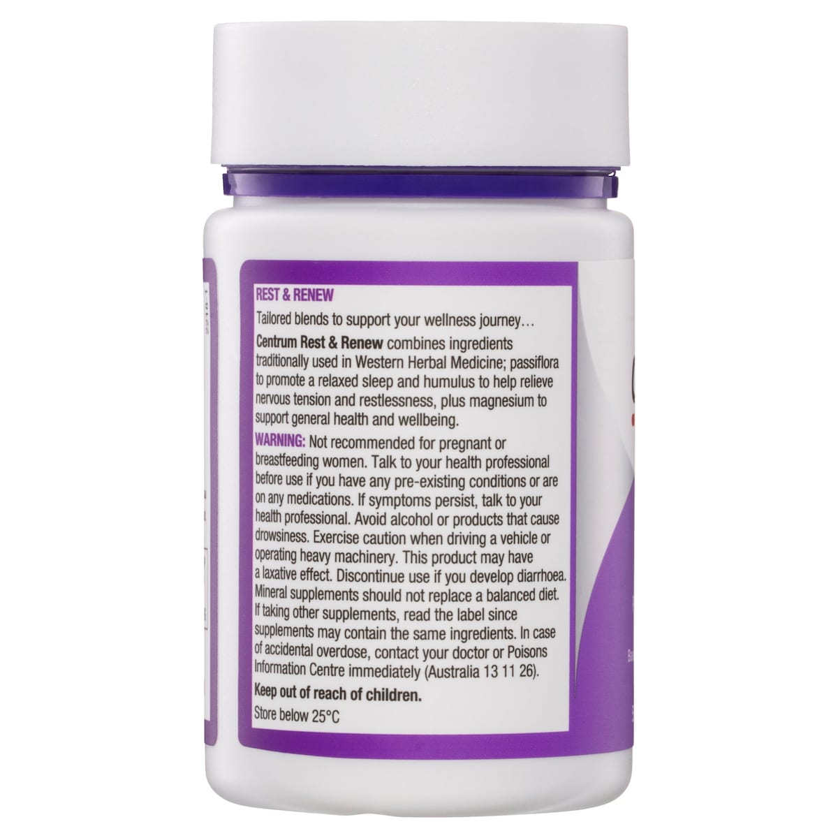 For restful sleep and nervous tension