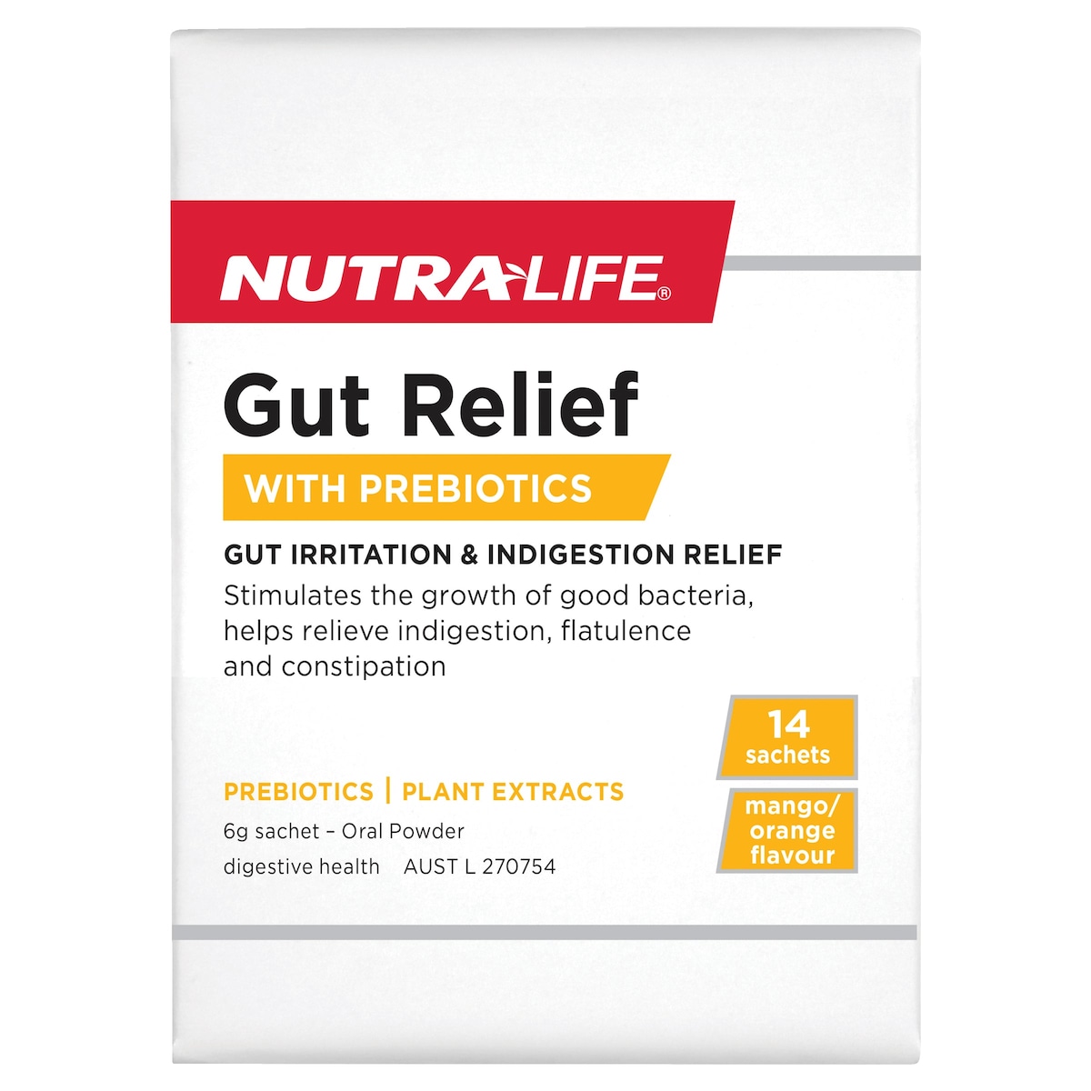Nutralife Gut Relief Sachets 14S