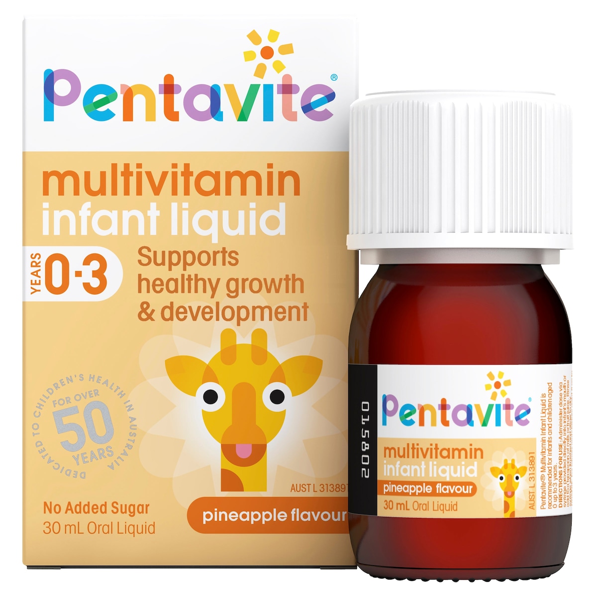 Pentavite Multivitamin Infant Liquid 30Ml