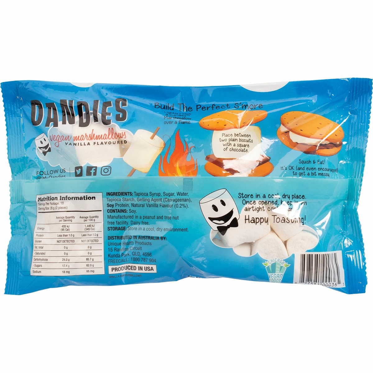Dandies Vegan Marshmallows Vanilla Flavour 283g
