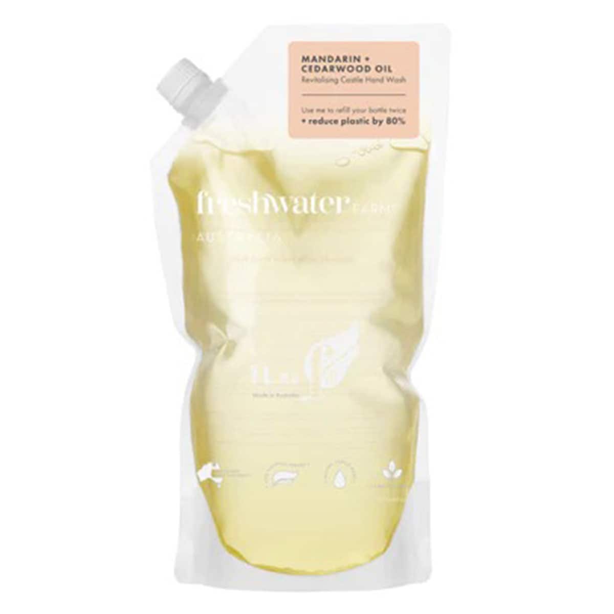 Freshwater Farm Mandarin + Cedarwood Hand Wash Refill 1L
