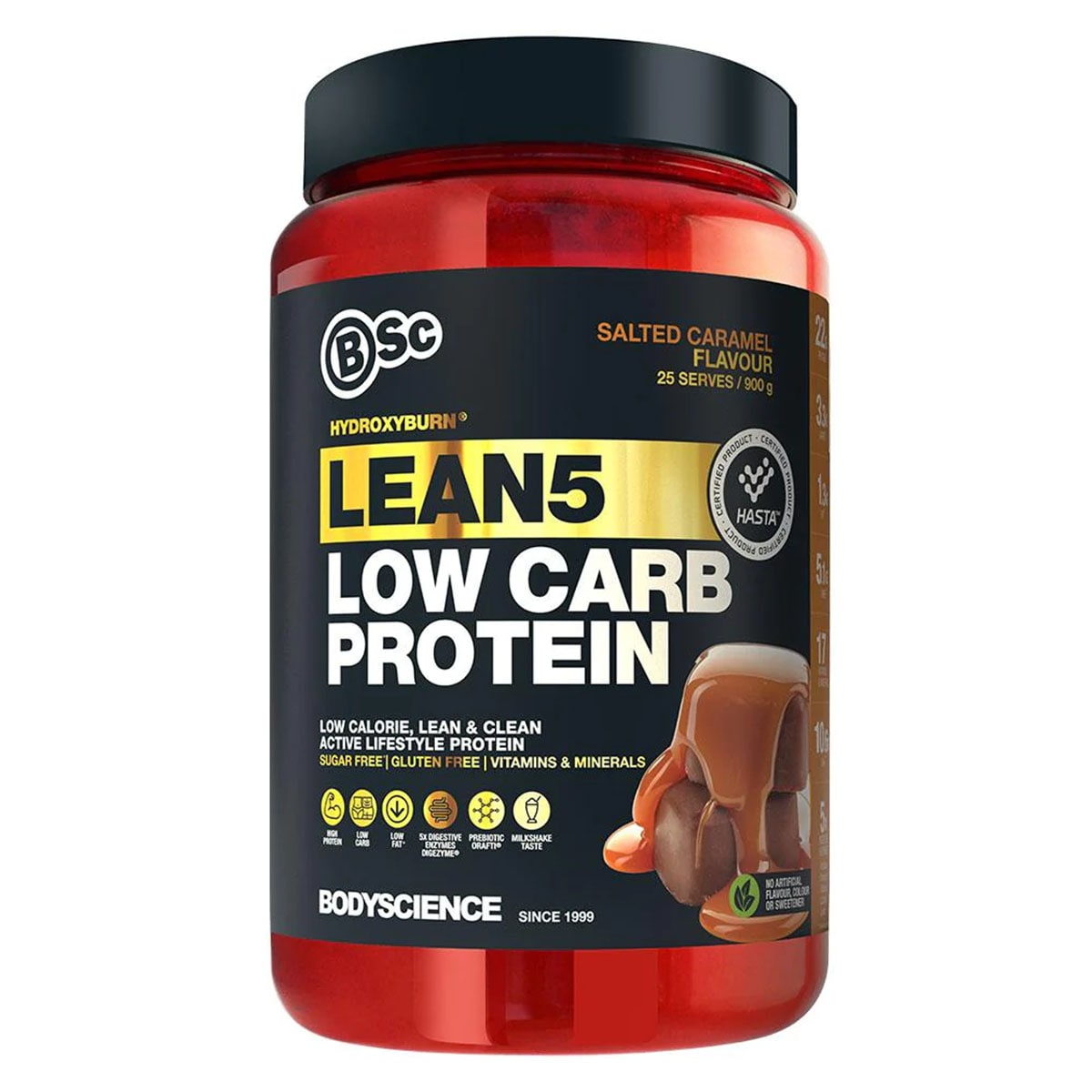 BSc Body Science HydroxyBurn Lean5 Low Carb Protein Powder Salted ...