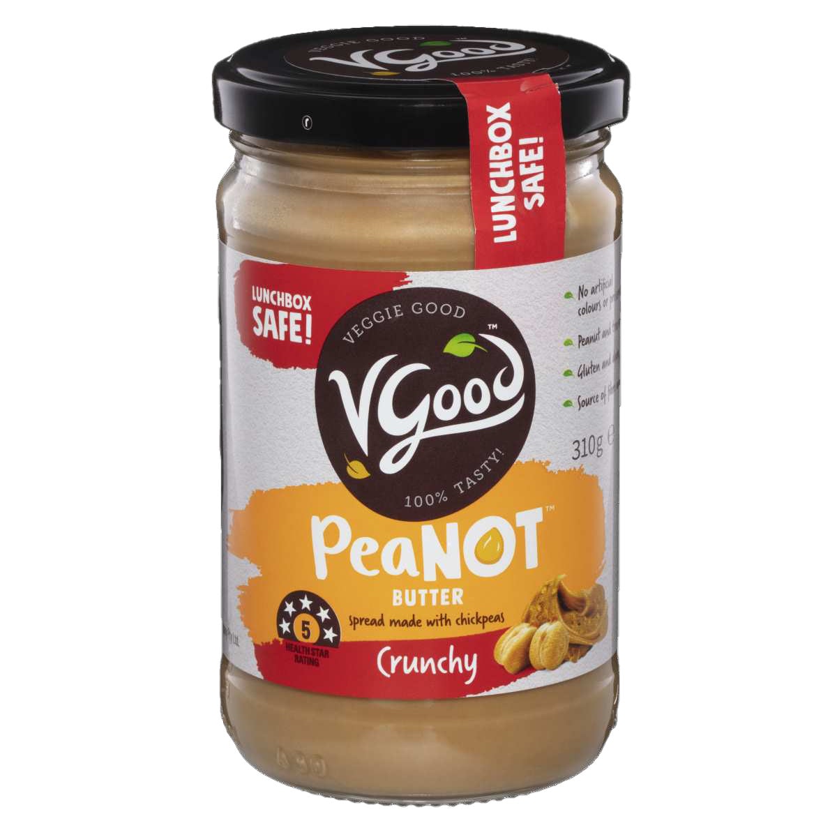 VGood PeaNOT Butter Crunchy 310g | Healthylife