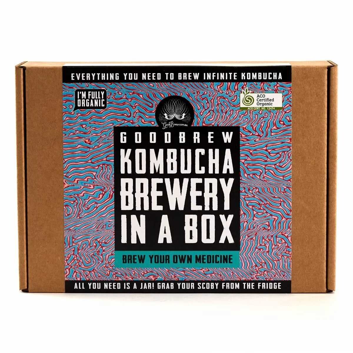 The Good Brew Company Kombucha Brewery Kit In A Box | Healthylife