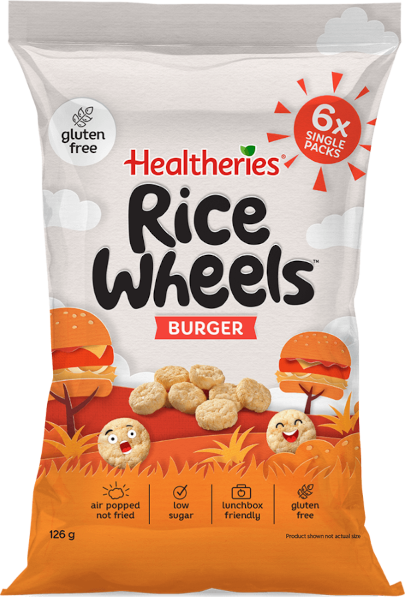 Healtheries Rice Wheel Burger 6 X 21G | Healthylife