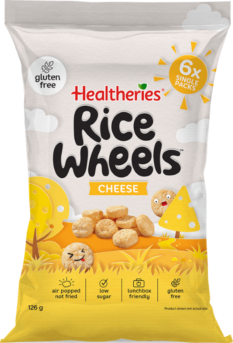 Healtheries Rice Wheel Cheese 6 X 21g | Healthylife