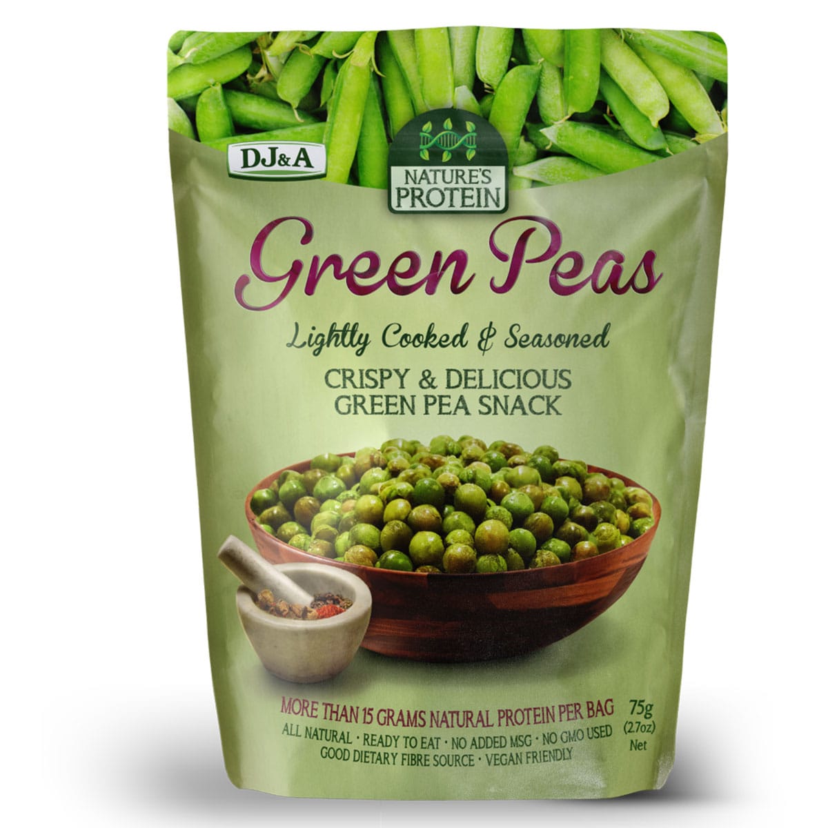 Natures Protein Green Peas 75G