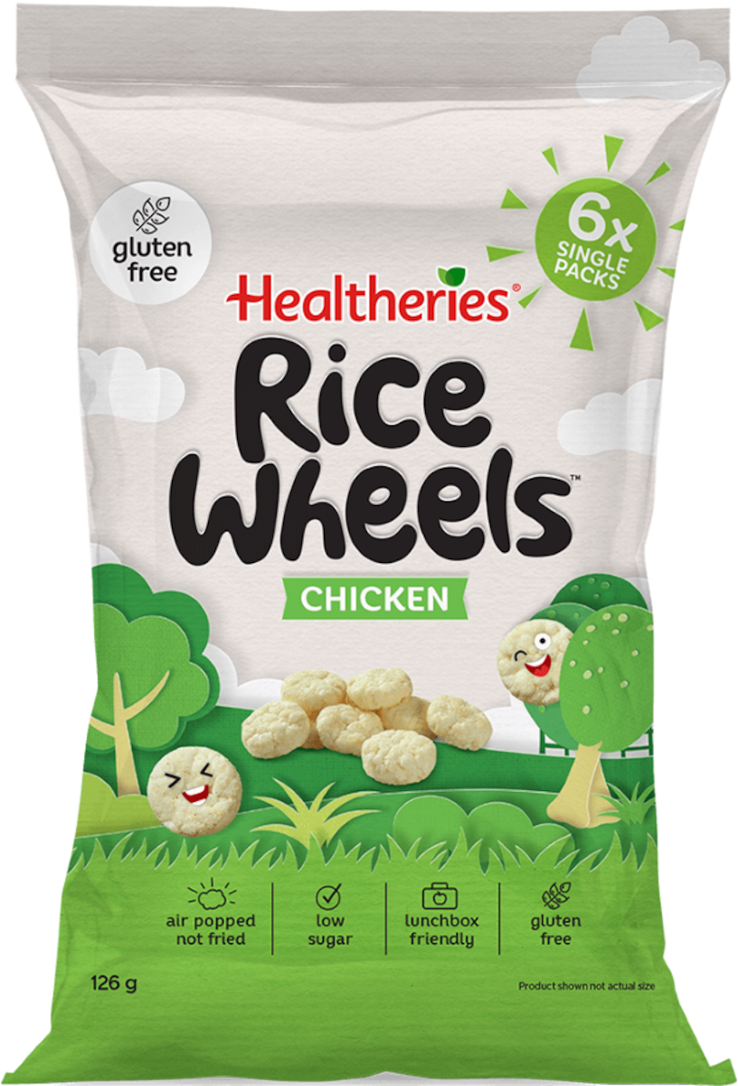 Healtheries Rice Wheel Chicken 6 X 21g | Healthylife