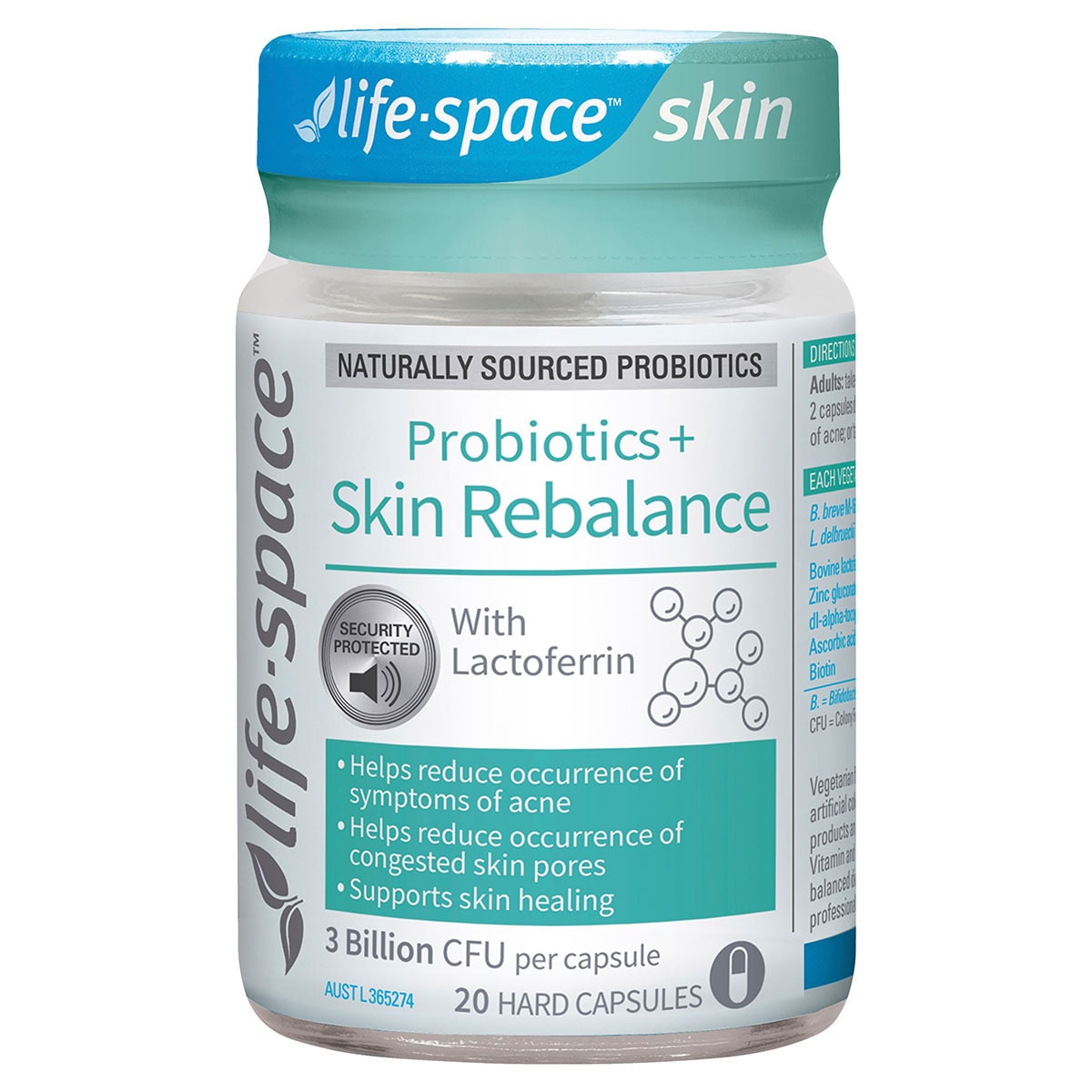 Life-Space Skin Rebalance 20 Capsules | Healthylife