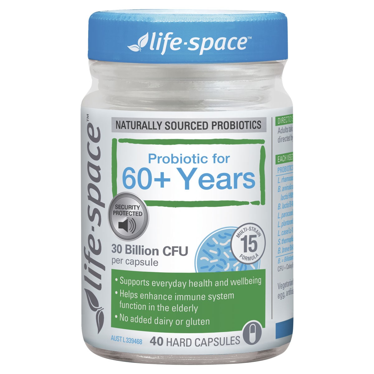 Life-Space Probiotic 60+ 40 Capsules | Healthylife