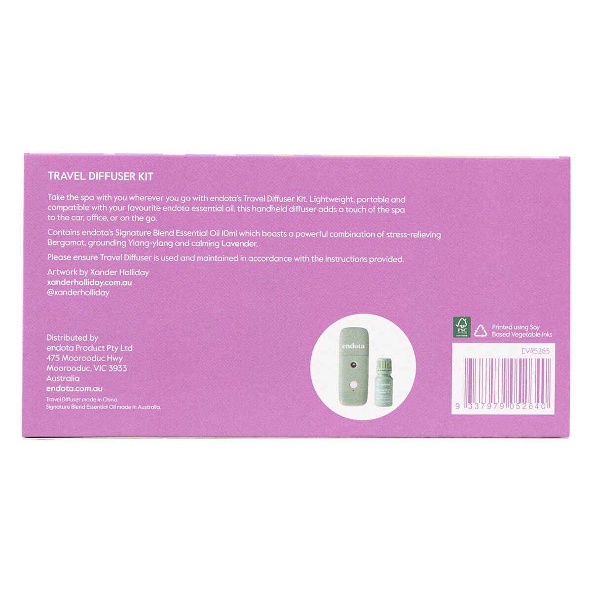 Endota Travel Diffuser Kit