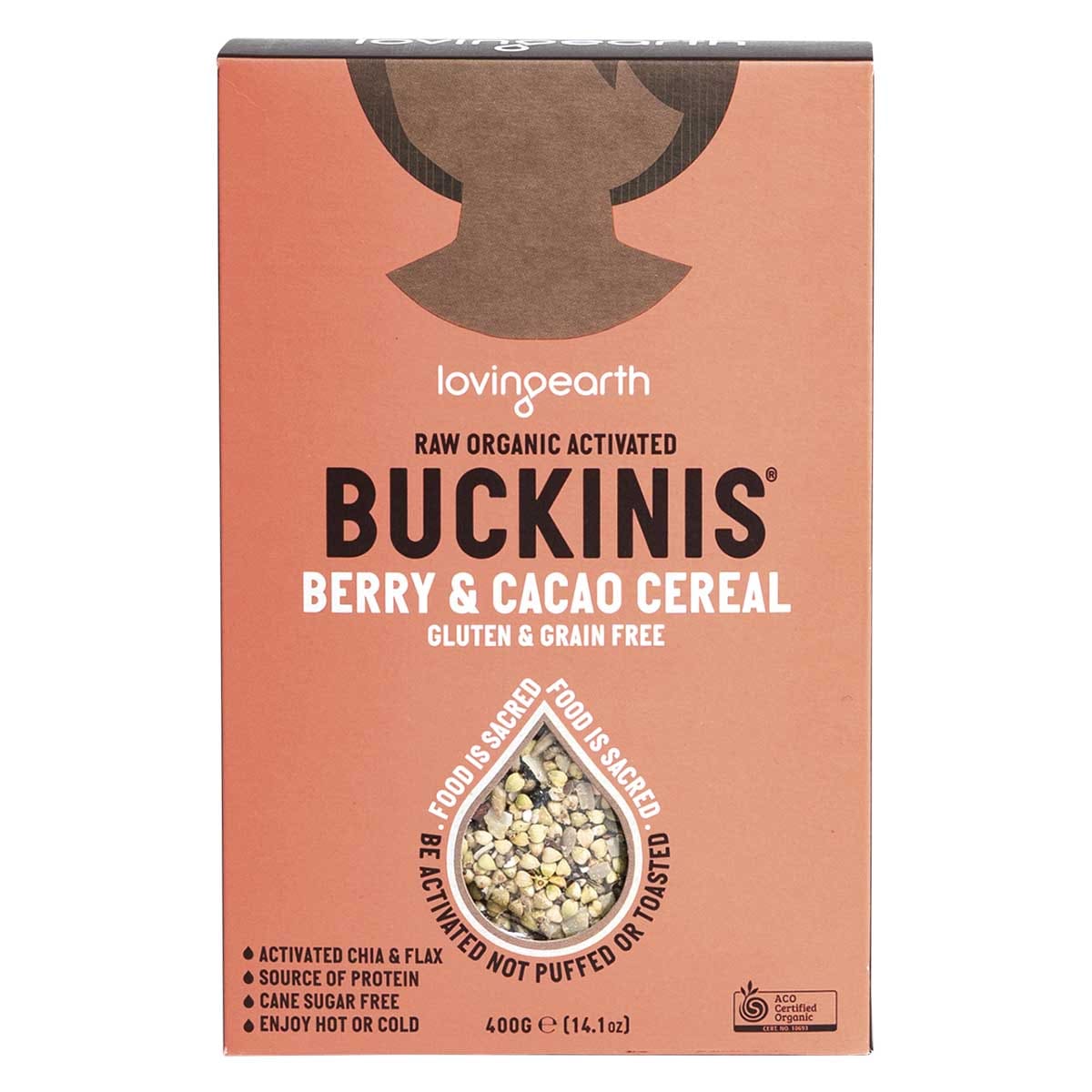 Loving Earth Buckinis Berry & Cacao Cereal 400g | Healthylife