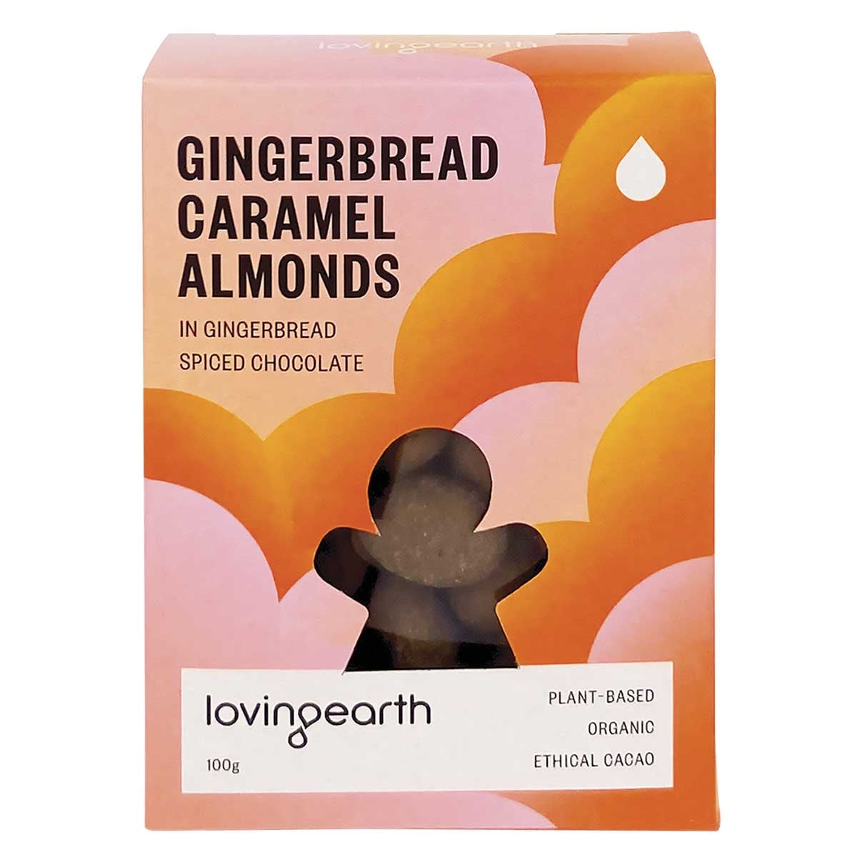Loving Earth Gingerbread Caramel Almonds 100g | Healthylife