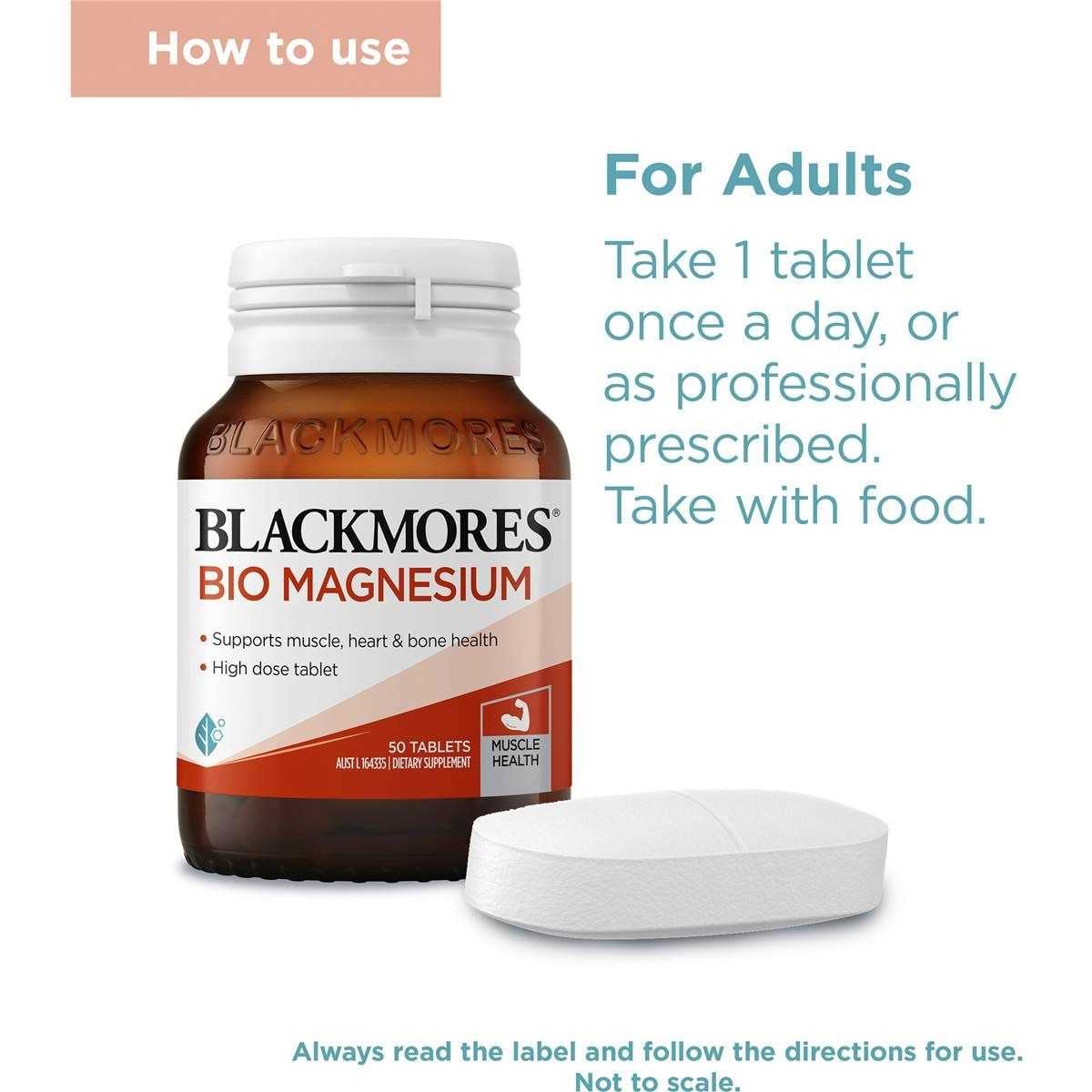 Blackmores Bio Magnesium 50 Tablets