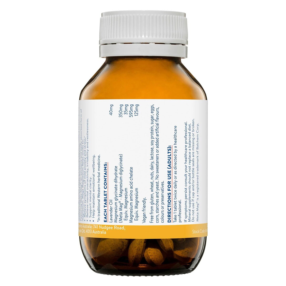 Ethical Nutrients Mega Magnesium Relax 60 Tablets